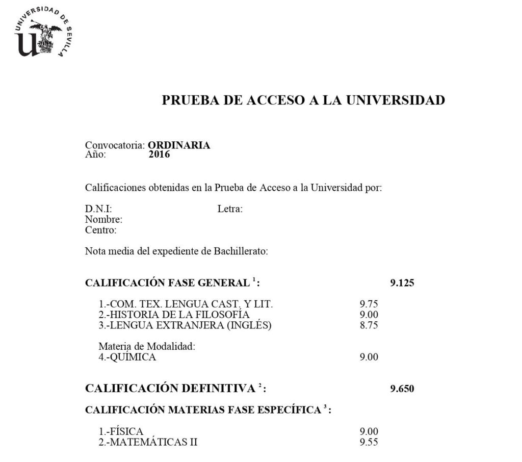 Guía completa sobre la tarjeta de selectividad y su certificado - Certificadosweb