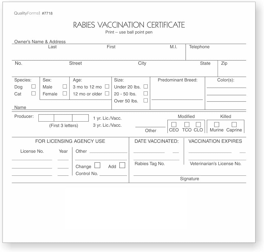 Vacuna contra la rabia en perros: obtención de certificados ...